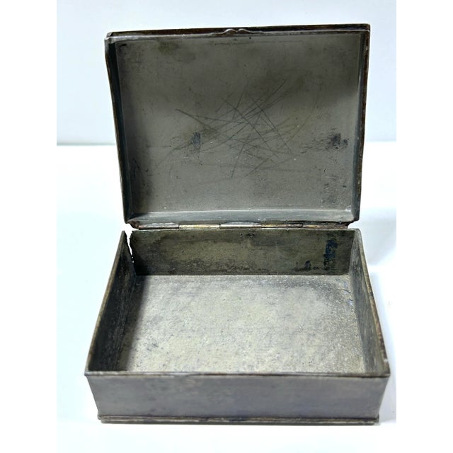 1960s Vintage Jockey Equestrian Metal Snuff Box | Chairish