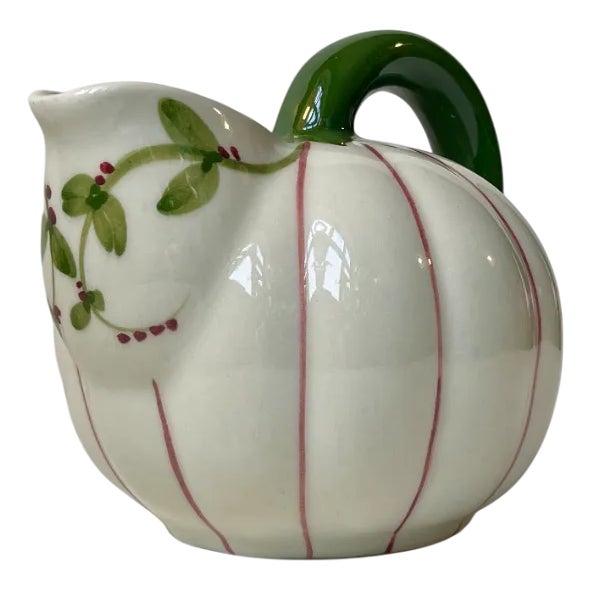 Art Deco Ceramic Pumpkin Jug from Sorgenfri, 1940s | Chairish