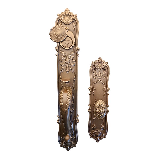 Baldwin Archetypes Chateau Mortise Handle Sets - 6 Pieces | Chairish