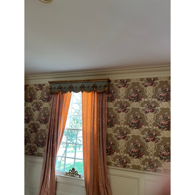 Traditional Cornice for Curtains- Set of 5 | Chairish