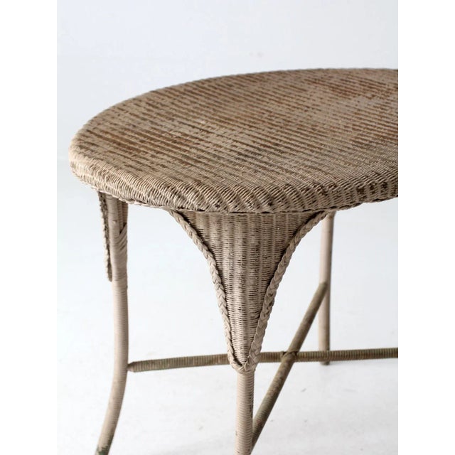 Antique Wicker Table | Chairish