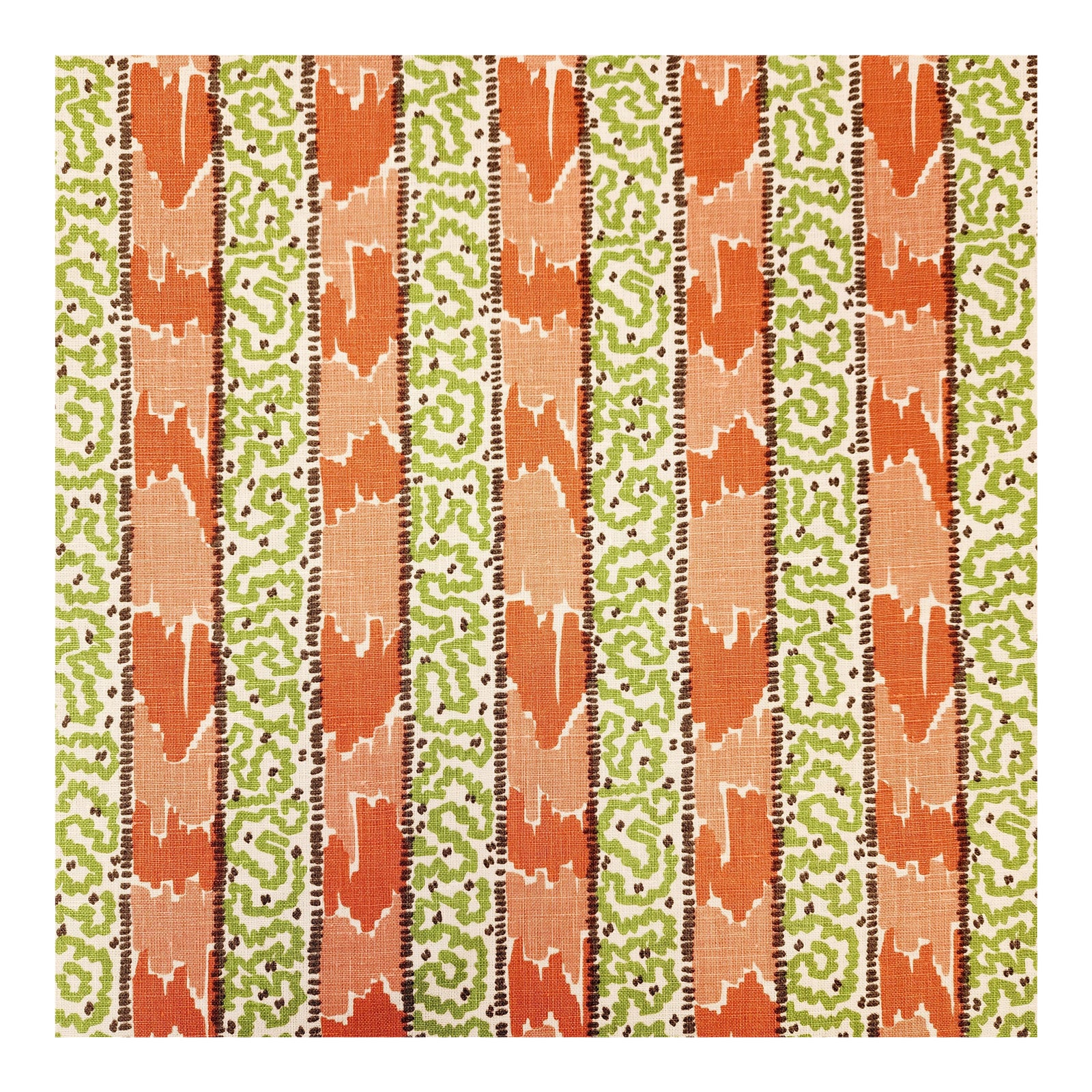 Quadrille Bijou Stripe Linen Designer Fabric by the Yard | Chairish
