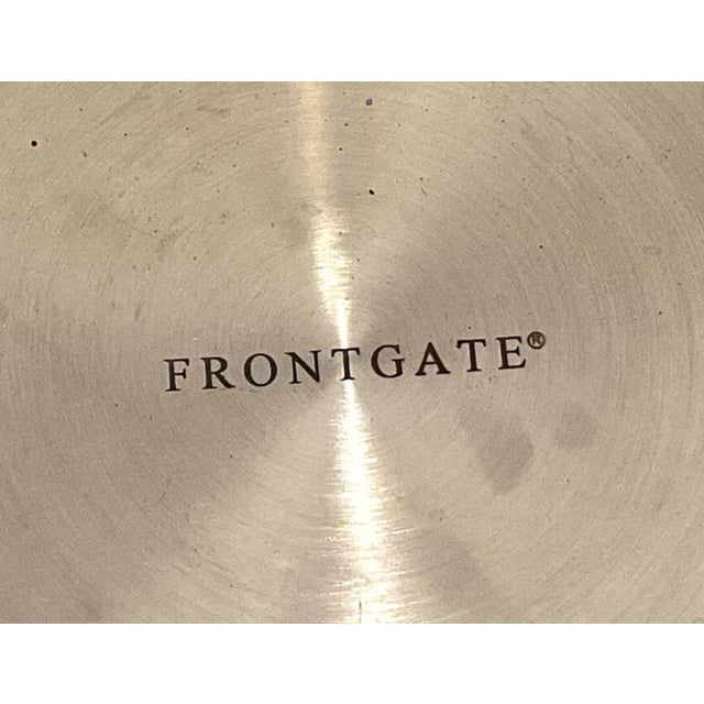 Frontgate Metal Beverage Ice Bucket on Stand | Chairish