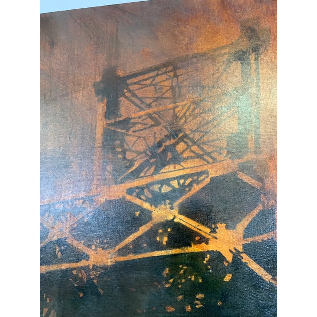 Contemporary Charlie Hunter Oil on Canvas Painting | Chairish