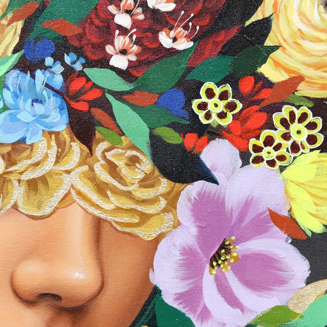 Raven Violet - Original Vibrant Sally K Figurative Original Artwork by ...