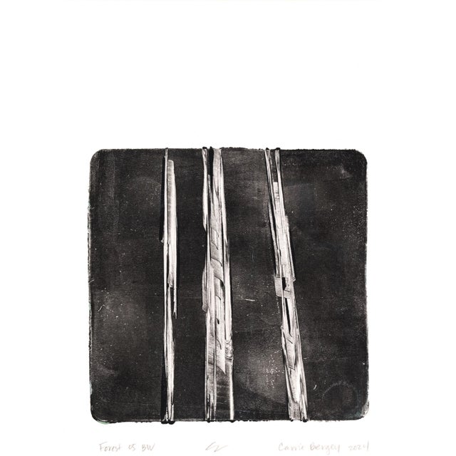 Original Abstract Landscape Paintings by Carrie Bergey, Forest 04-05 ...