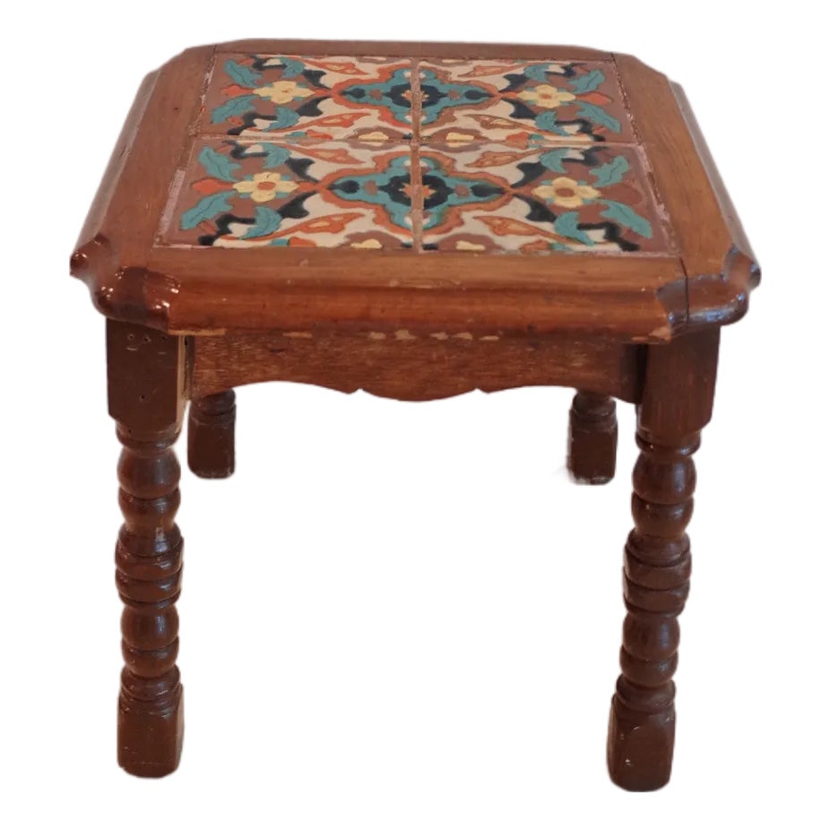 Antiques 1920s Catalina Style Table | Chairish