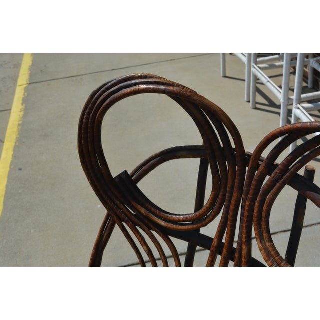 American Adirondack Twig Willow Rocking Chair Rustic Natural - Plank ...