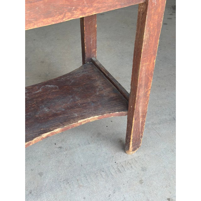 Early 20th Century Primitive Farmhouse Table | Chairish