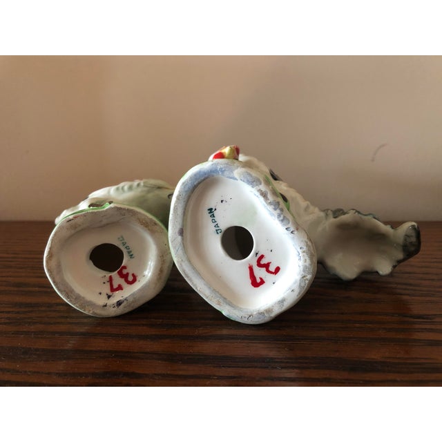 Vintage Made in Japan Rooster and Chicken - a Pair | Chairish