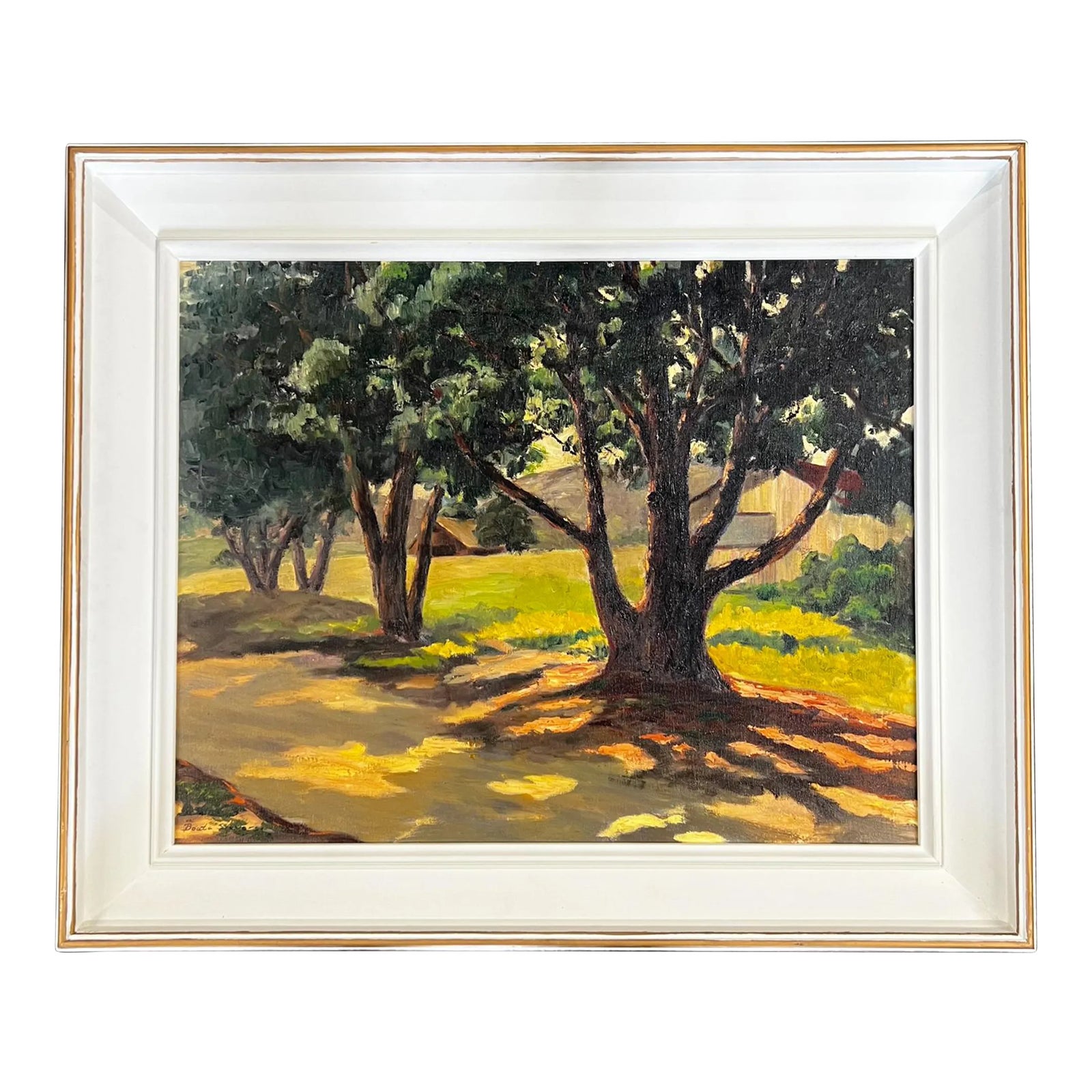 1970s Landscape Tree Art by Beata Stevens California Impressionism ...