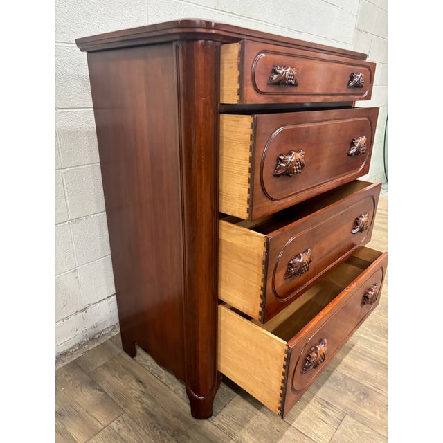 Vintage Davis Cabinet Co Lillian Russell Victorian Style Walnut Chest ...
