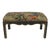 Chinoiserie Decorated Upholstered Bench | Chairish