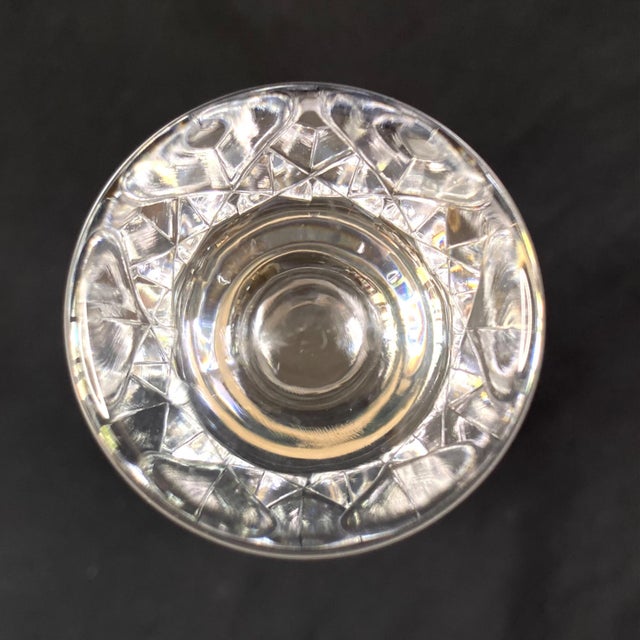 1990s Atlantis Full Lead Crystal Decanter Hand Blown and Cut Diamond ...