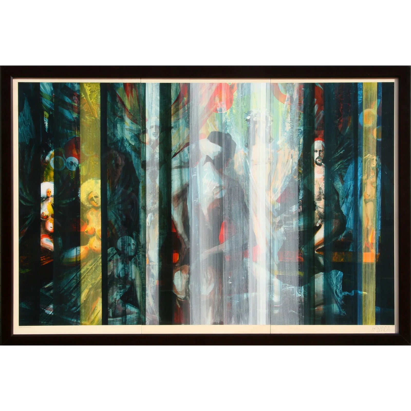 Richard Benda, "Satyricon," Painting | Chairish