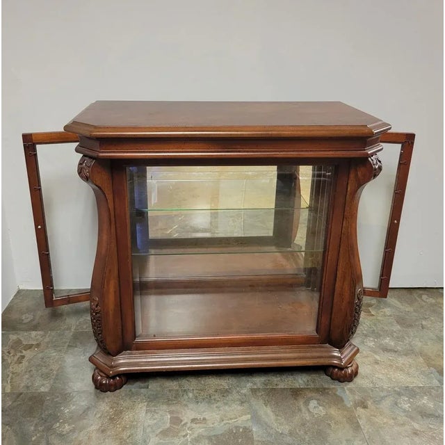 20th C Horchow Italian Table Top Vitrine Display Cabinet | Chairish