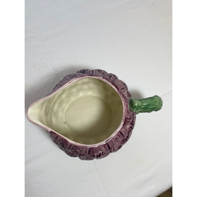 Vintage 1980s Purple Grapes Pitcher | Chairish