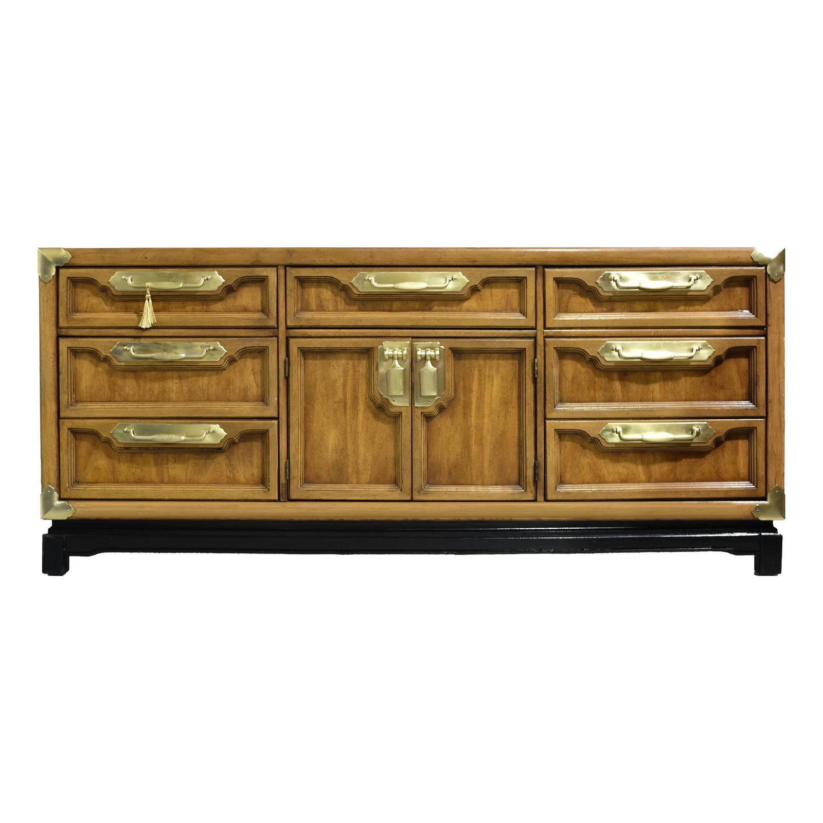Mid Century Chinoiserie Sideboard by Basic Witz Furniture | Chairish