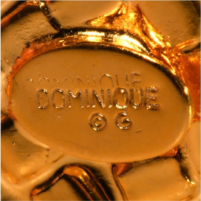 Vintage Dominique Christmas Tree Brooch Holiday Pin | Chairish