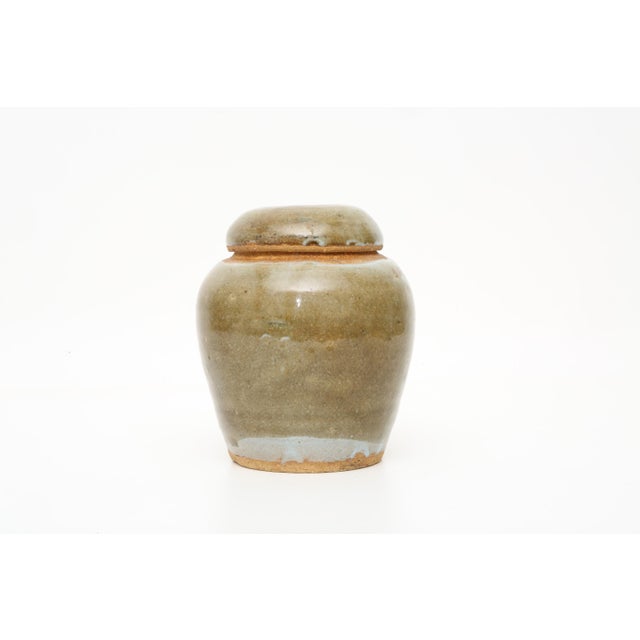 Vintage Handmade Ginger Jar Studio Pottery Urn With Lid | Chairish