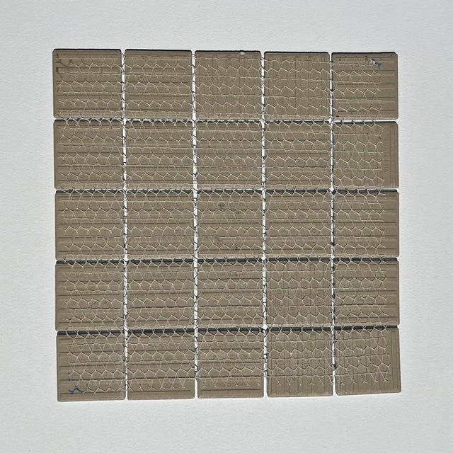 Grey Vintage Color Tile 1980s Wall Tile, 6 Sq Ft Lot - 6 Piece Set ...