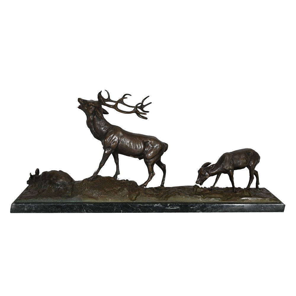 JB. Mêne, Animal Group, Late 1800s, Bronze | Chairish