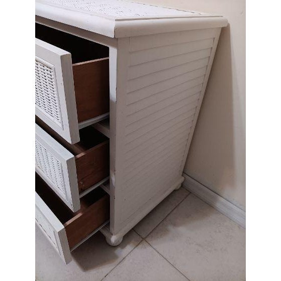 Vintage Dresser Henry Link Style 7 Drawer White Color | Chairish