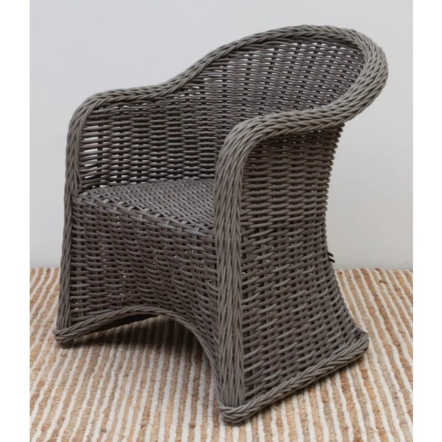 Pair of Gloster Furniture Outdoor Synthetic Wicker Dining Chairs by ...