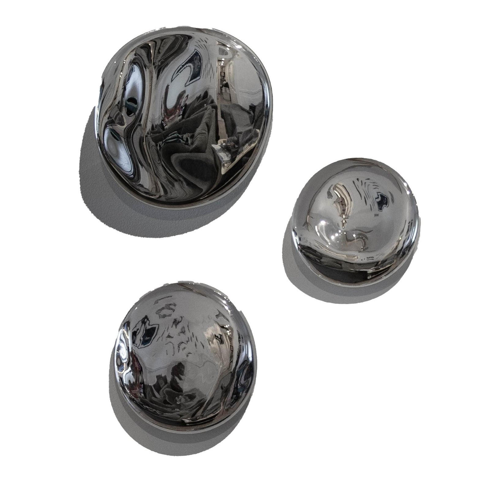 Three Large Mercury Drops | Chairish