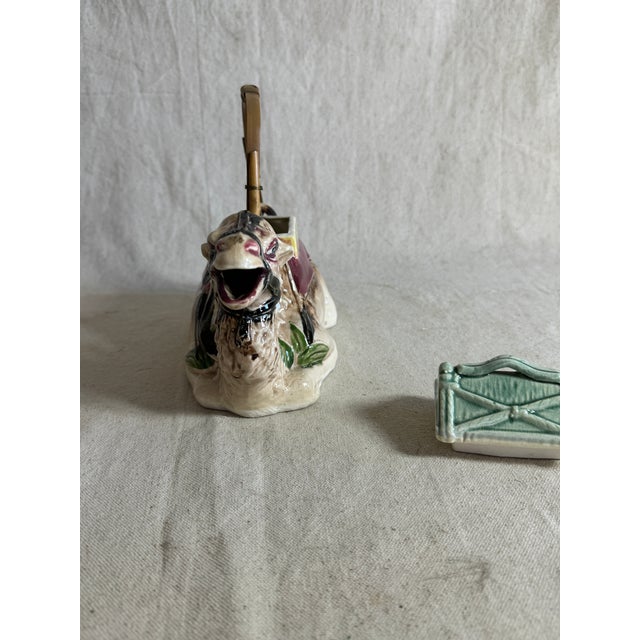 Vintage Ceramic Camel Tea Pot | Chairish