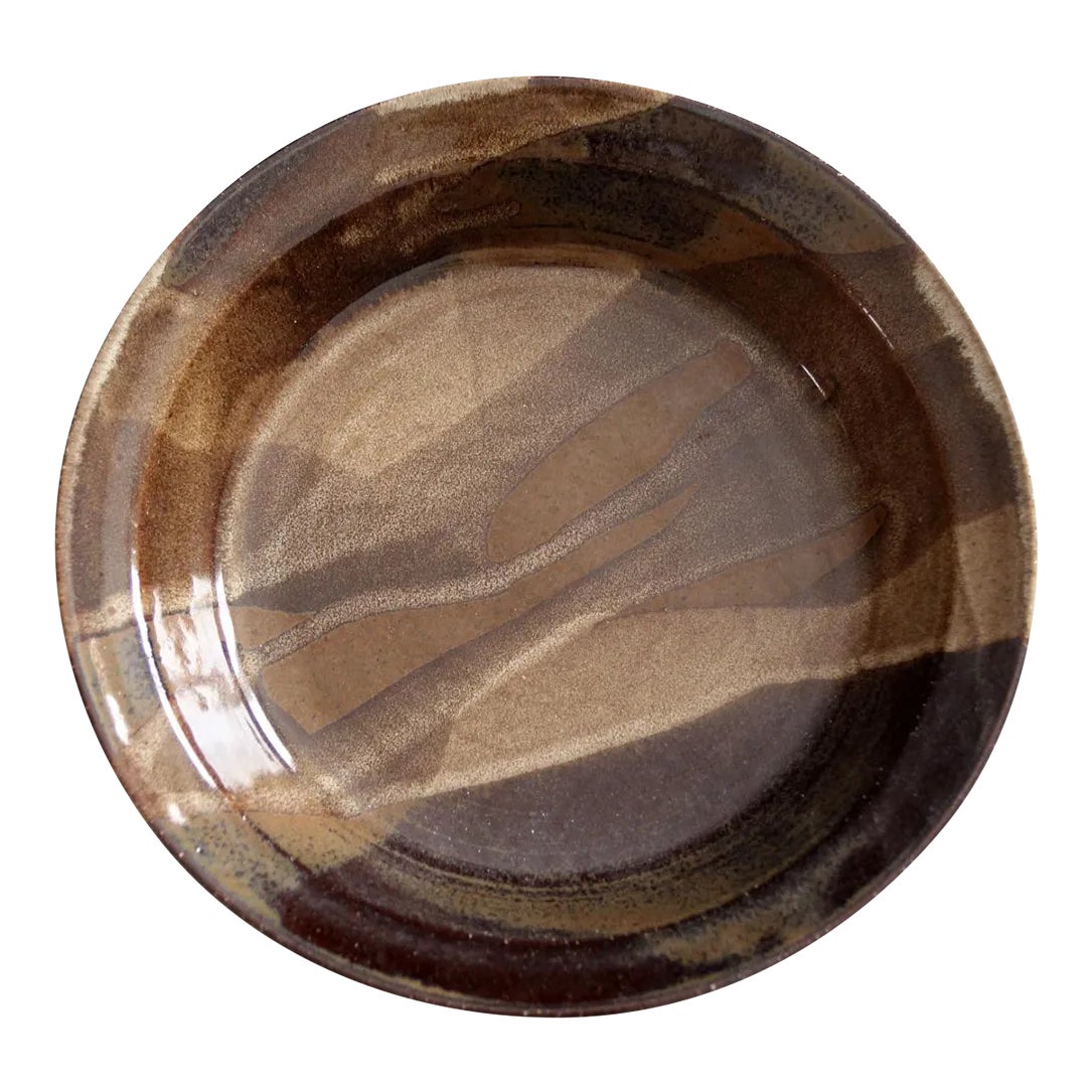 Vintage Studio Pottery Plate | Chairish