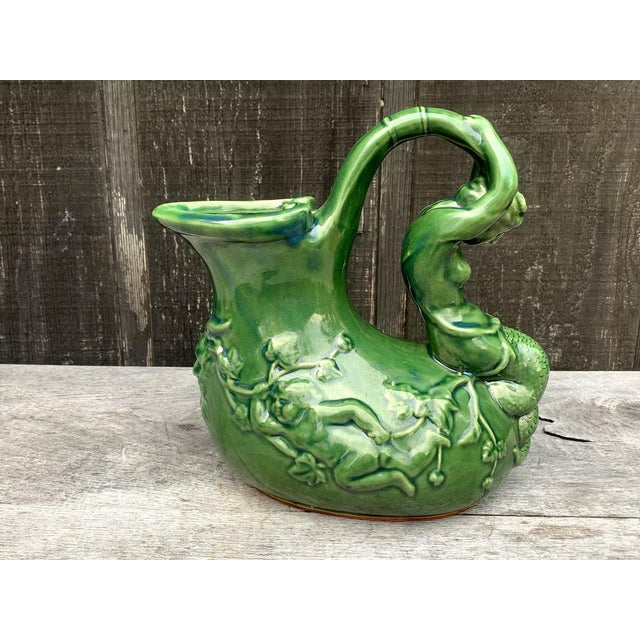 Shiwan Ware Mermaid Pitcher | Chairish