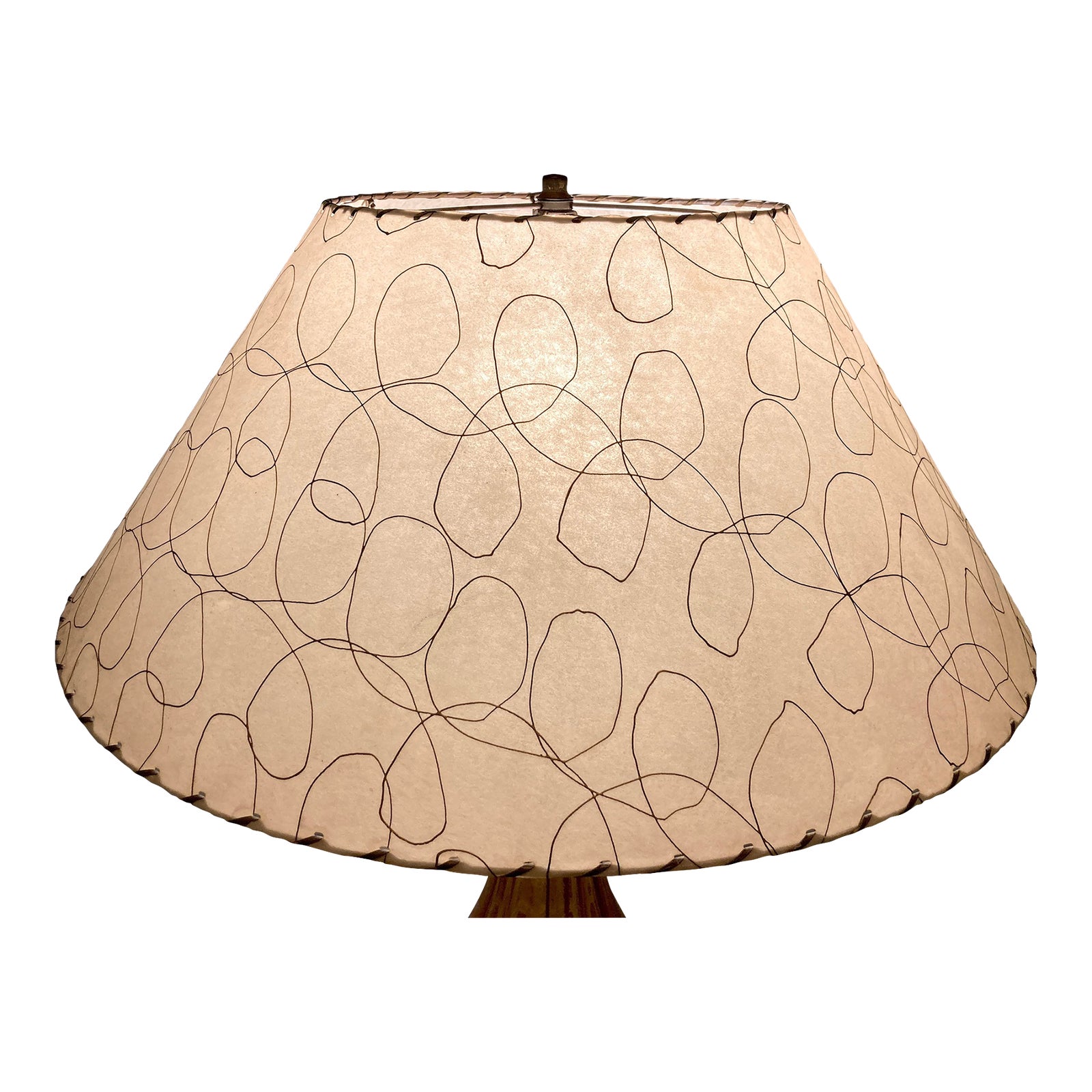 Mid-Century Modern Extra Large Fiberglass Lamp Shade, 1960s | Chairish