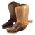 Vintage Metal Cowboy Boot Bookends/Vases | Chairish
