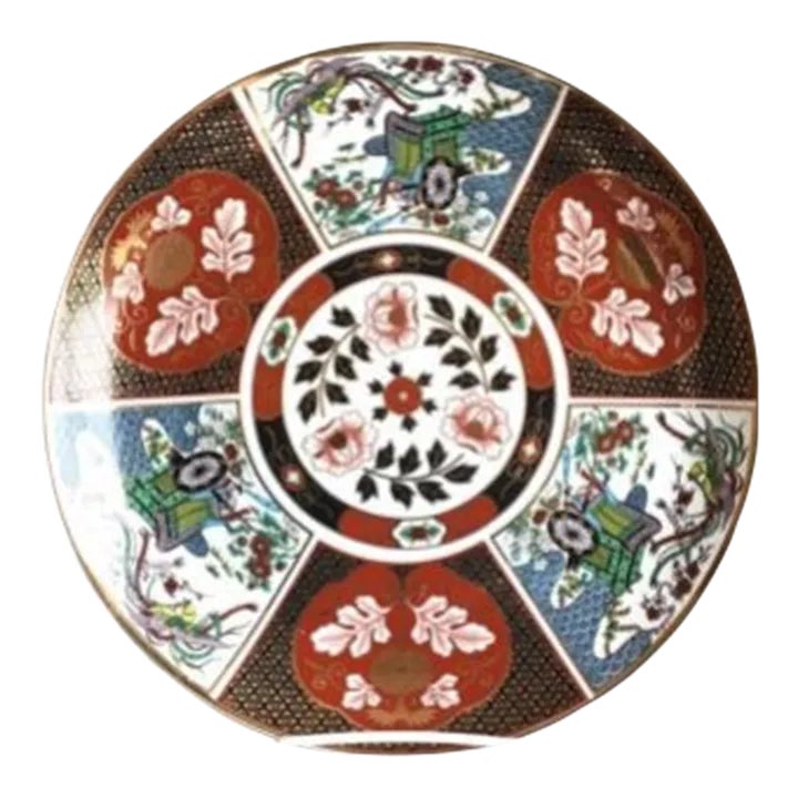 Vintage Large Unmarked Traditional Japanese Imari Decorative Plate ...