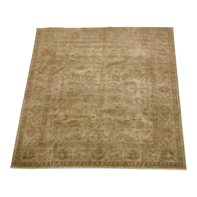 Vintage Handmade Lahore Rug 9'9" X 8'0" | Chairish