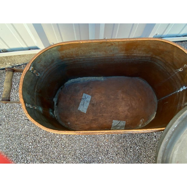 Vintage Rustic Copper Boiler With Lid | Chairish