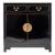 Asian Black Lacquer Hallway Zen Cabinet | Chairish