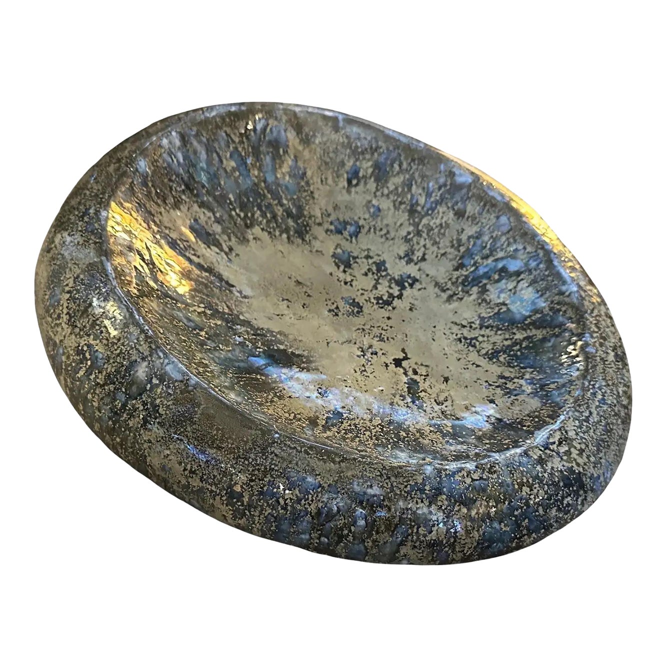 1971 Organic Modern Ceramic Centerpiece by Arnaldo Miniati | Chairish