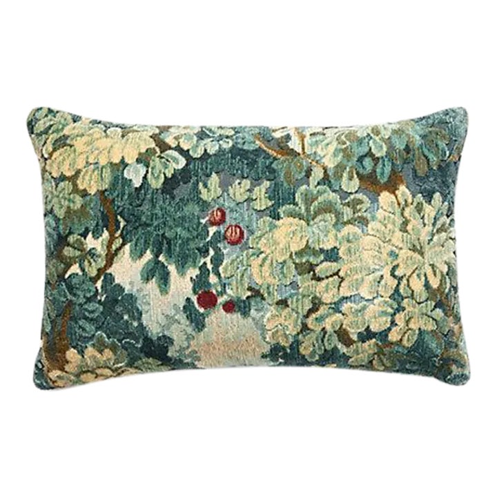 The House of Scalamandré Marly Lumbar Pillow, Blues | Chairish