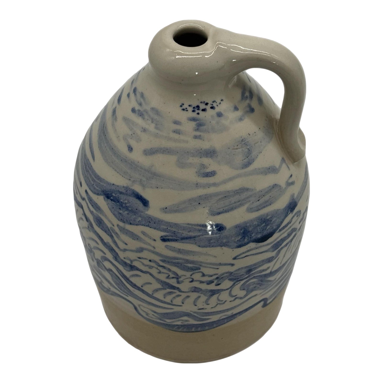 1970s Bates Pottery Whiskey Jug | Chairish
