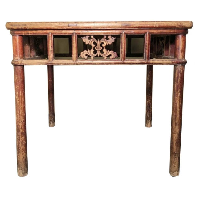 Early 19th Century Antique Ming Square Dining/Game Table | Chairish