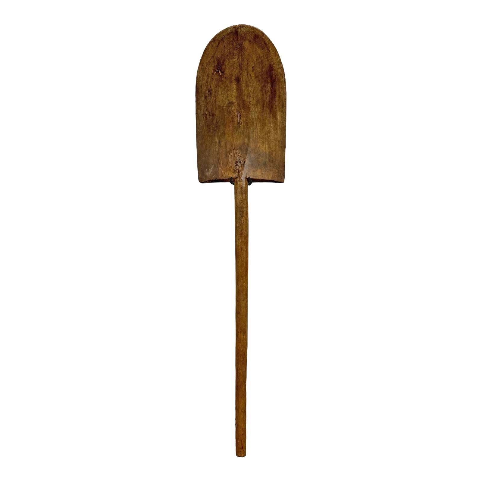 19th Century French Walnut Spade on Custom Wall Mount | Chairish