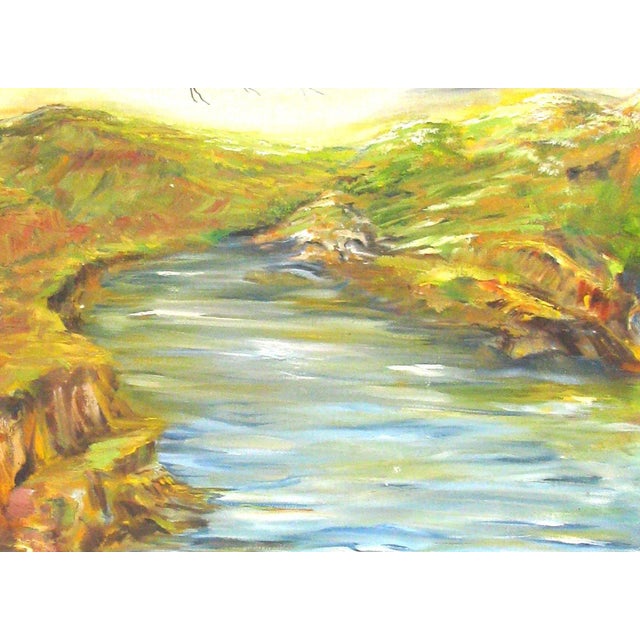 River Landscape by B. Coonfield | Chairish