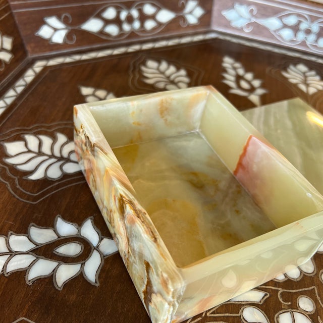 Vintage Marble Box With Lid | Chairish