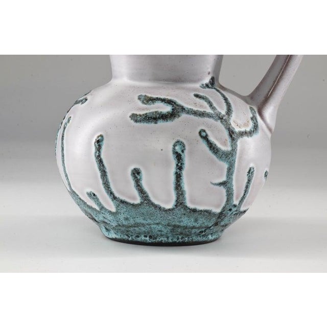 1950s Bruno Dose's for Poterie Du Breuil Signed Ceramic Pitcher | Chairish