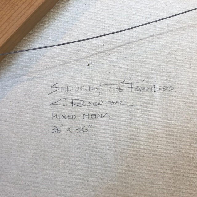 "Seducing the Formless" Contemporary Original Abstract Mixed-Media ...