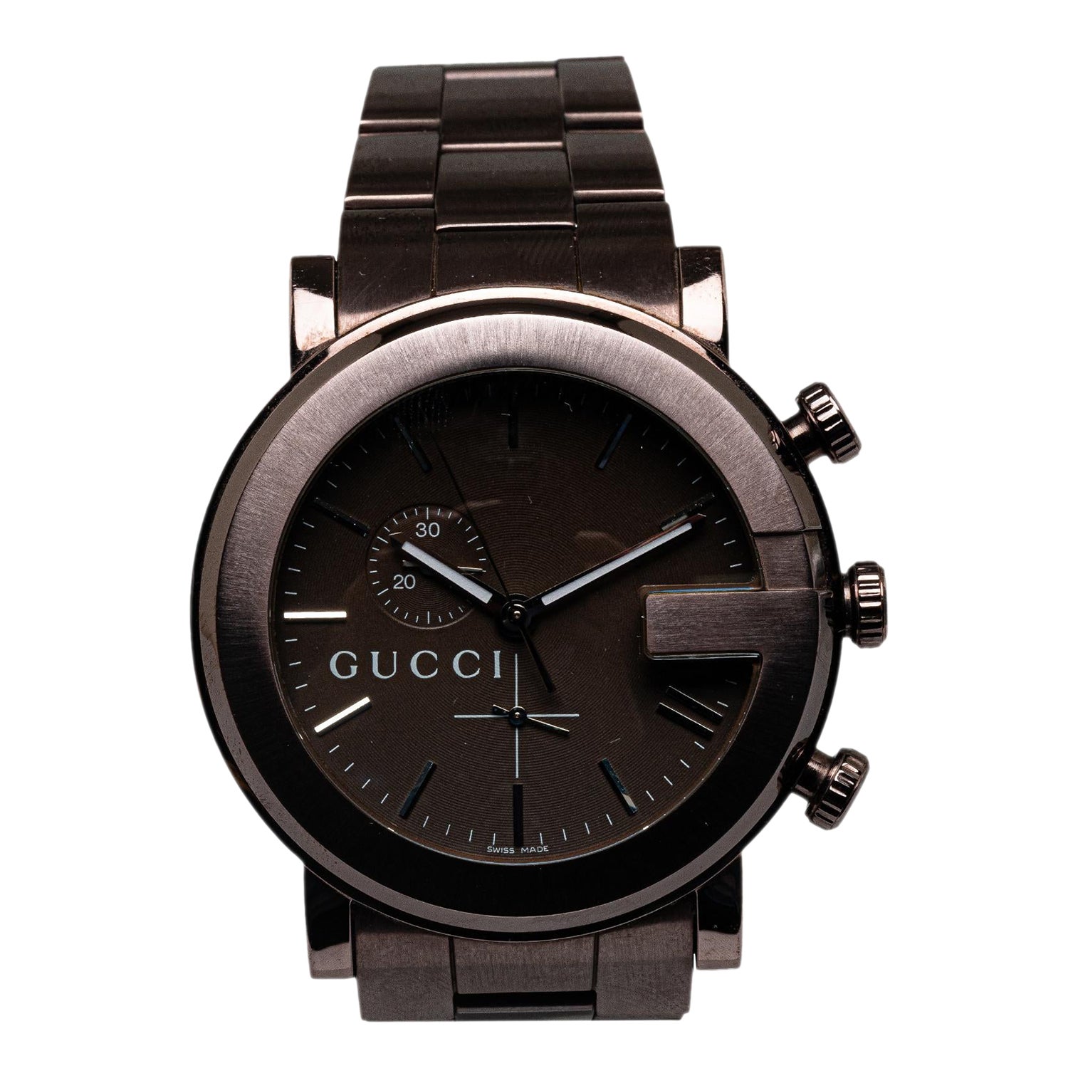 Gucci Quartz Stainless Steel G-Chrono Watch | Chairish