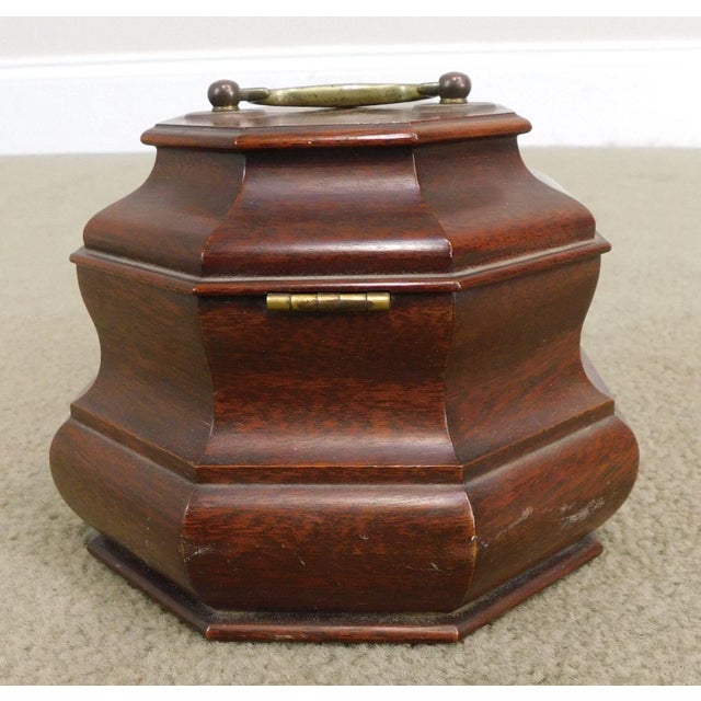 Set of 2 Colonial Williamsburg Octagonal Tea Caddies | Chairish