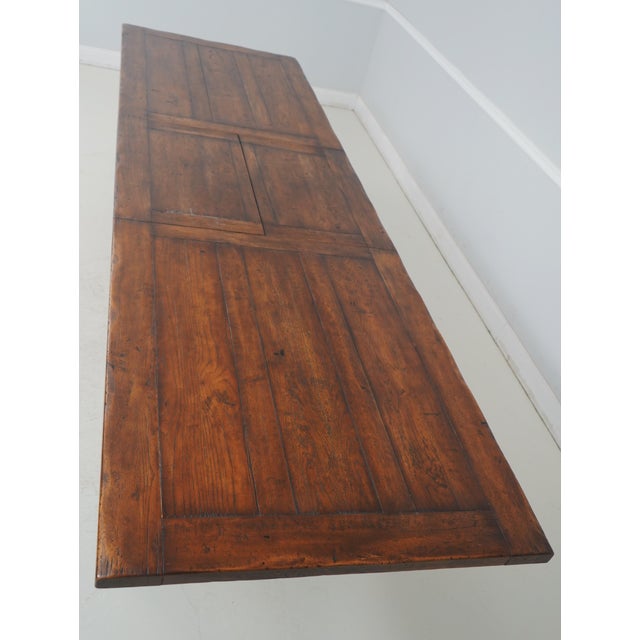 High Quality Bench Made Distressed Finish Dining Room Table | Chairish